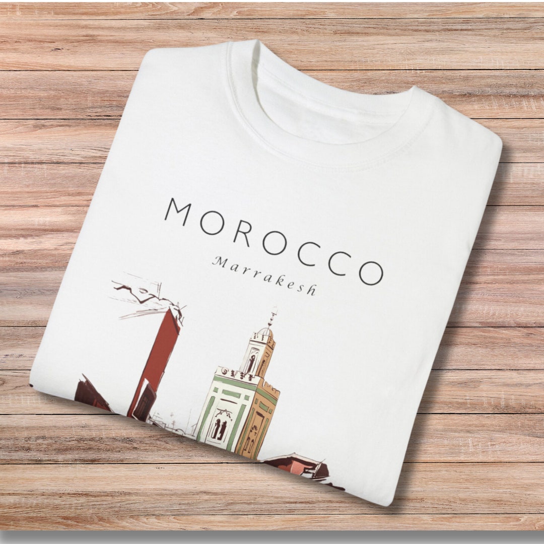 Morocco Comfort Colors® 1717 Shirt, Morocco City Shirt, Morocco ...