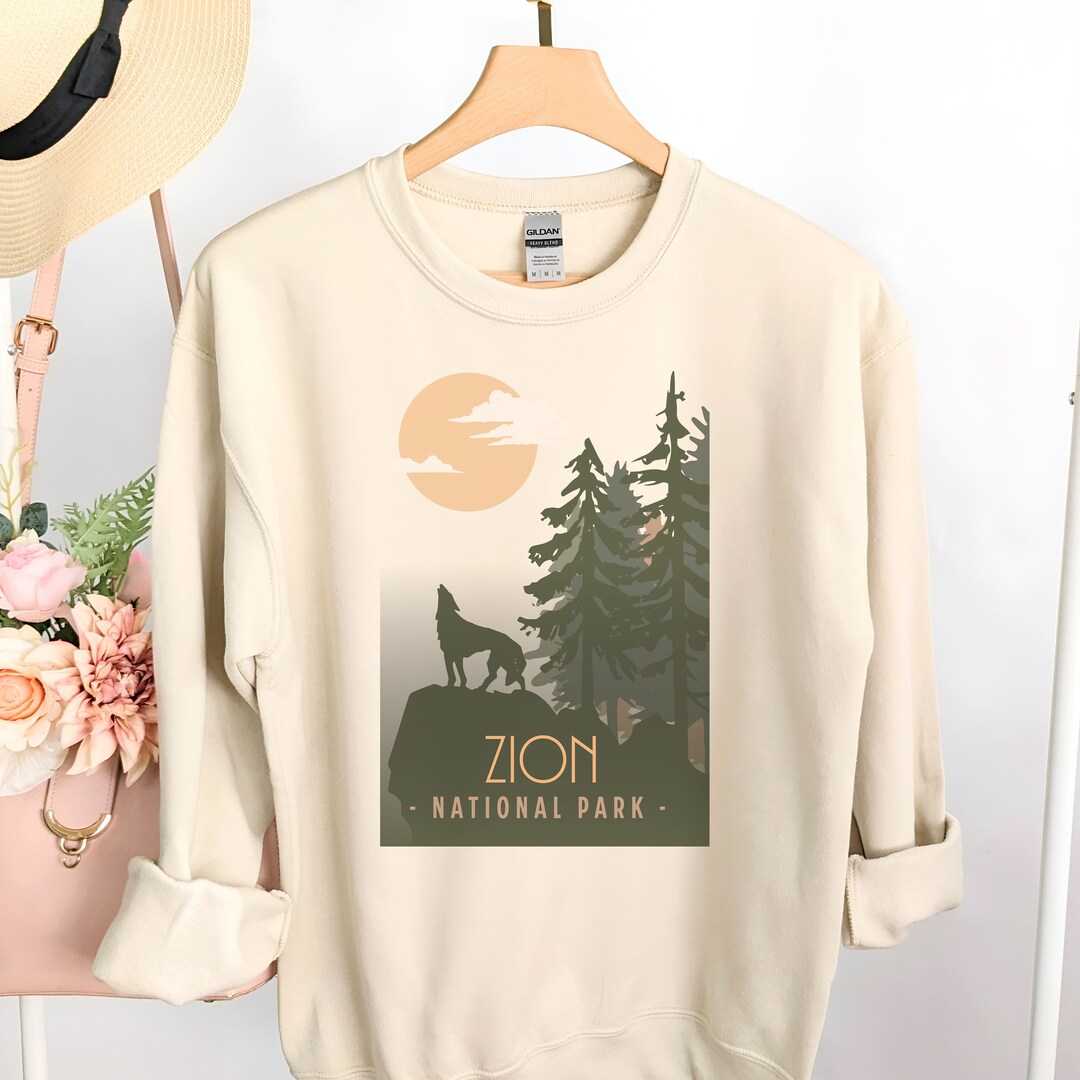 National Park Shirt Zion National Park Sweatshirt, Zion National Park ...