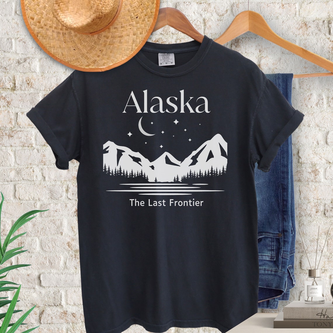 Best Alaska Comfort Colors® Tshirt Mountains Shirt Alaska - Etsy