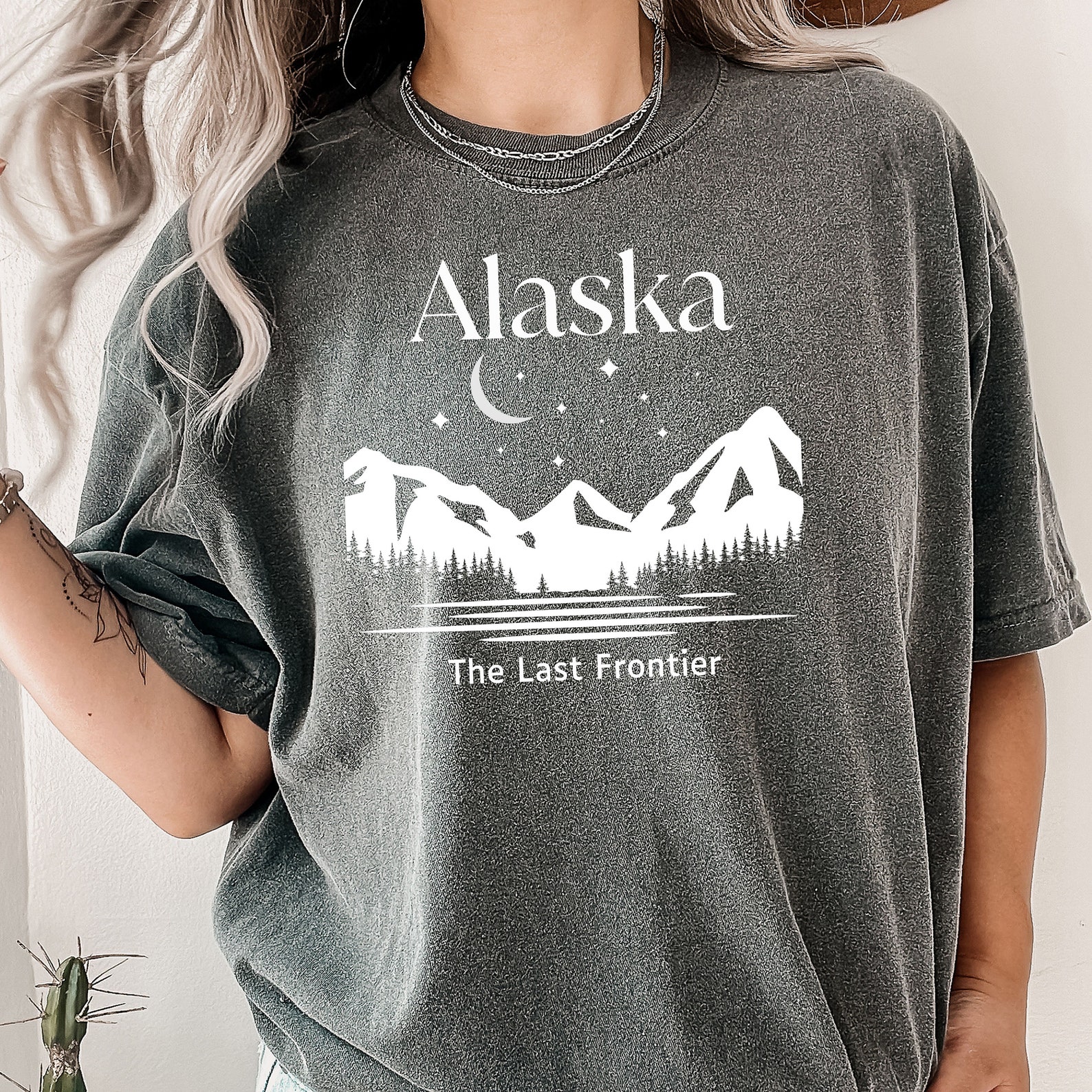 Best Alaska Comfort Colors® Tshirt, Mountains Shirt, Alaska Pullover ...
