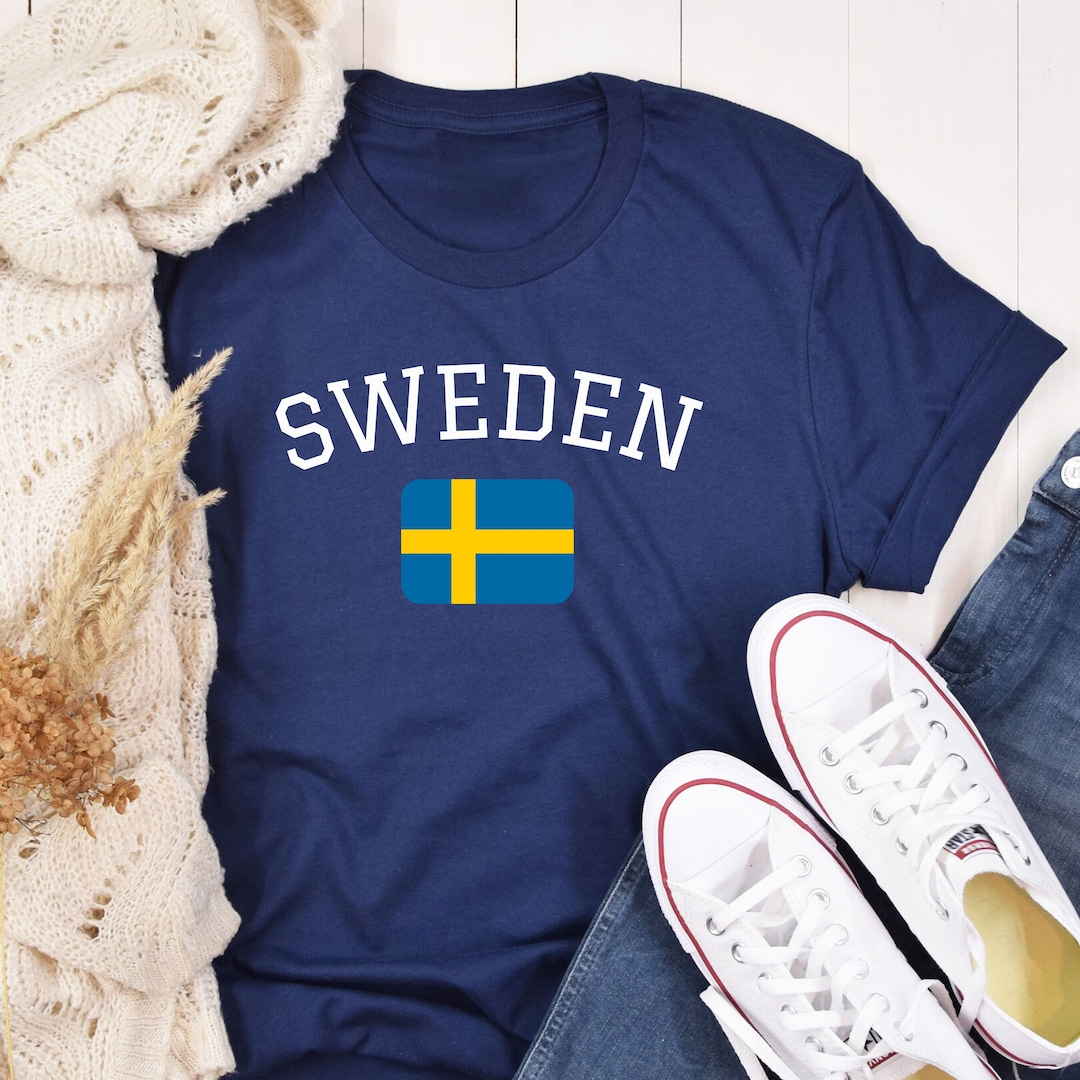 Swedish Flag Emblem, Best Scandinavian Tee, Sweden Tshirt, Sweden Gift ...