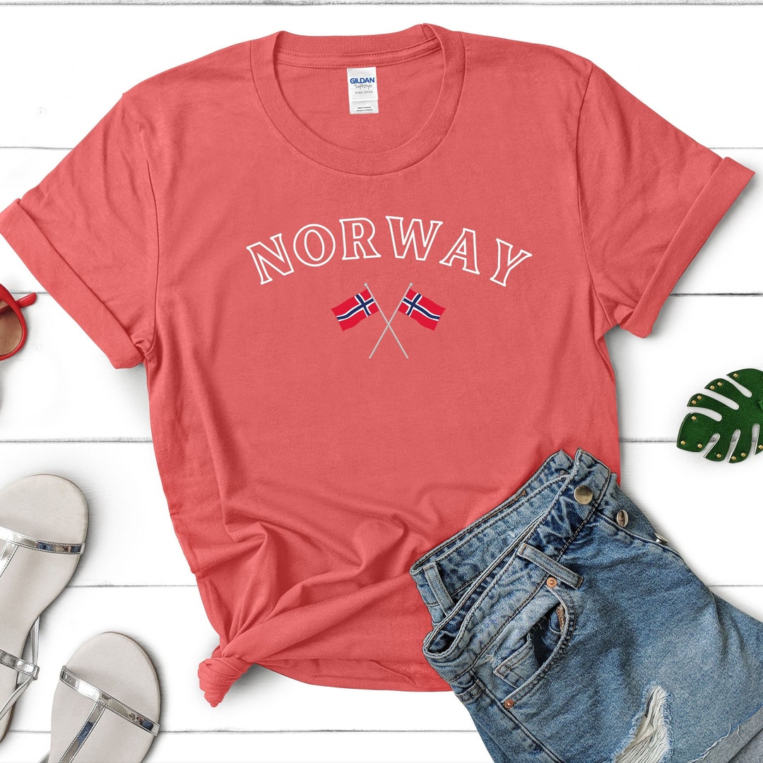Nordic Norway T-shirt, Norwegian Sweater, College Style Apparel ...