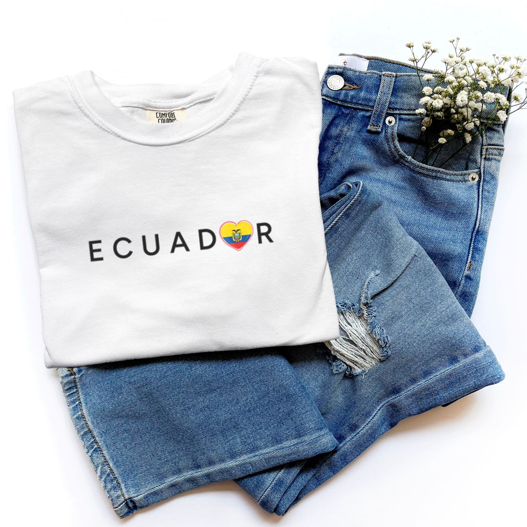 Ecuador Shirt Comfort Colors® South America Tshirt Spanish Crewneck ...