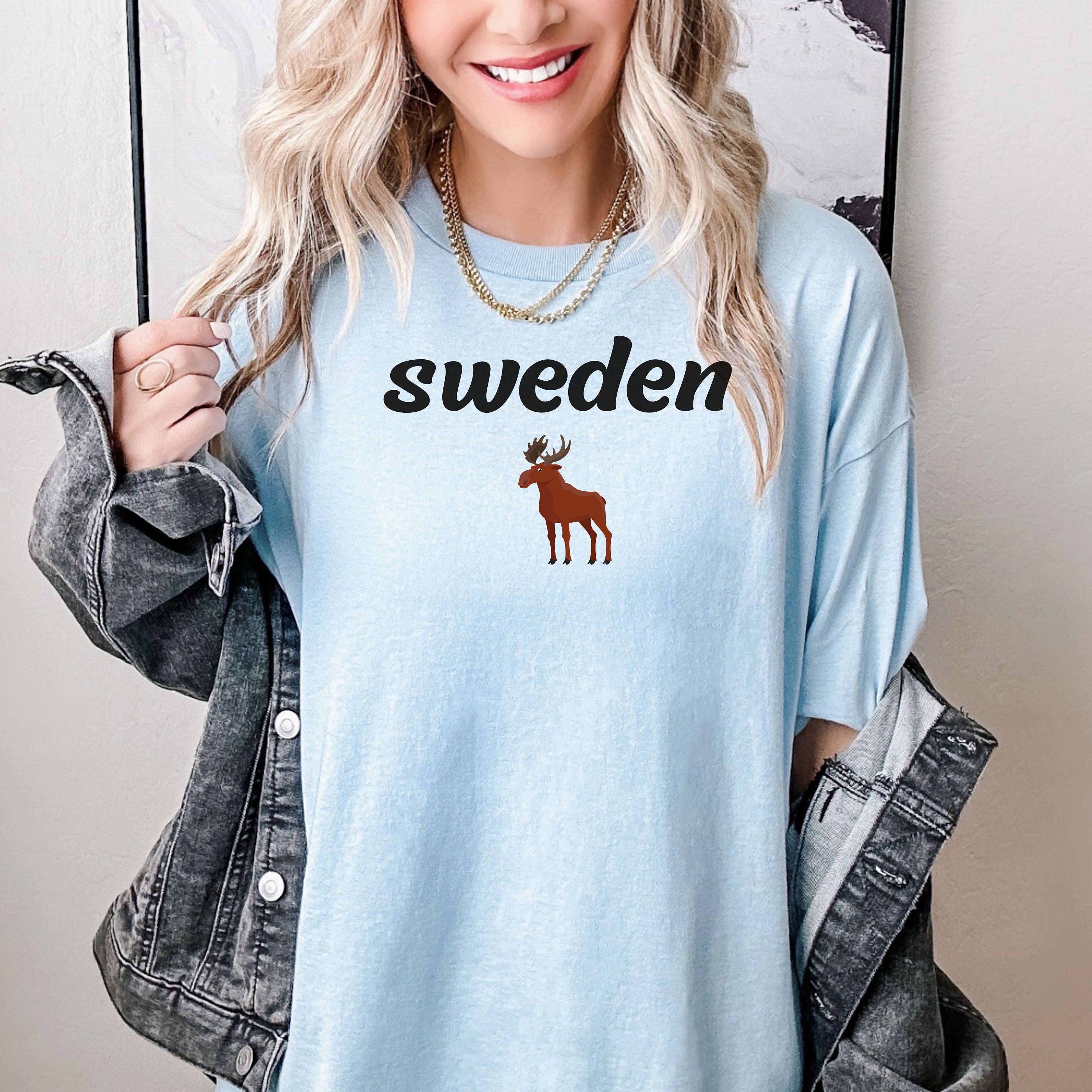 Camiseta sueca, la mejor camiseta de Suecia, camiseta de alce ...