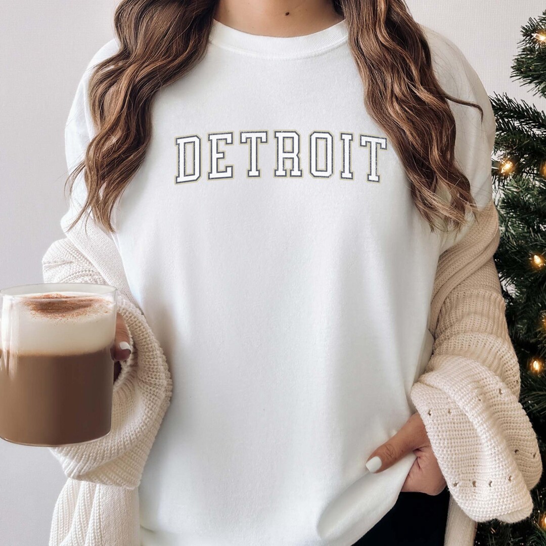 Detroit Tshirt Detroit Michigan Shirt, Popular Comfort Colors® Detroit ...