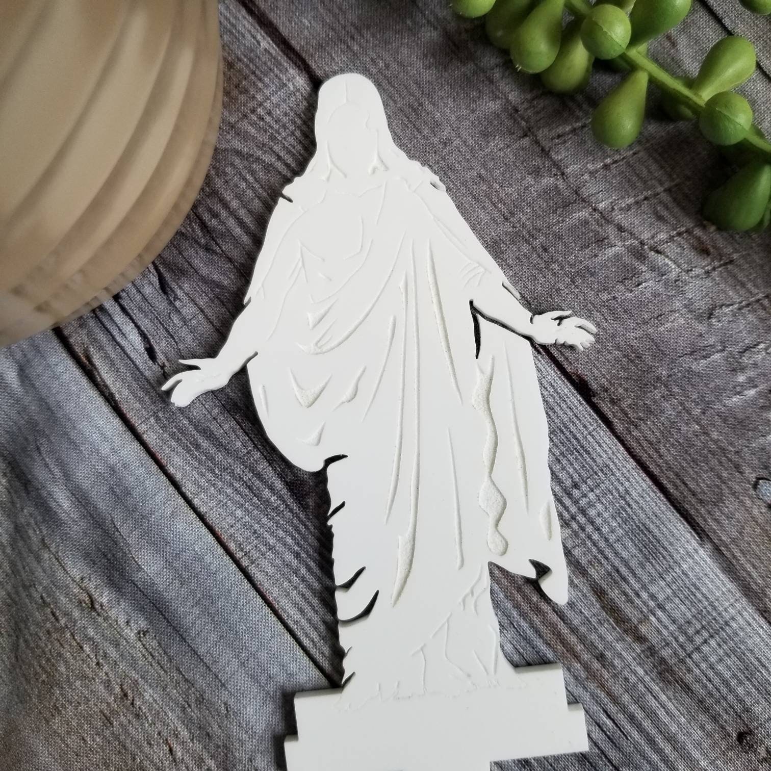 Jesus Christ Plant Pick, Christus Plant Stake, Latter-day Saint Gift ...