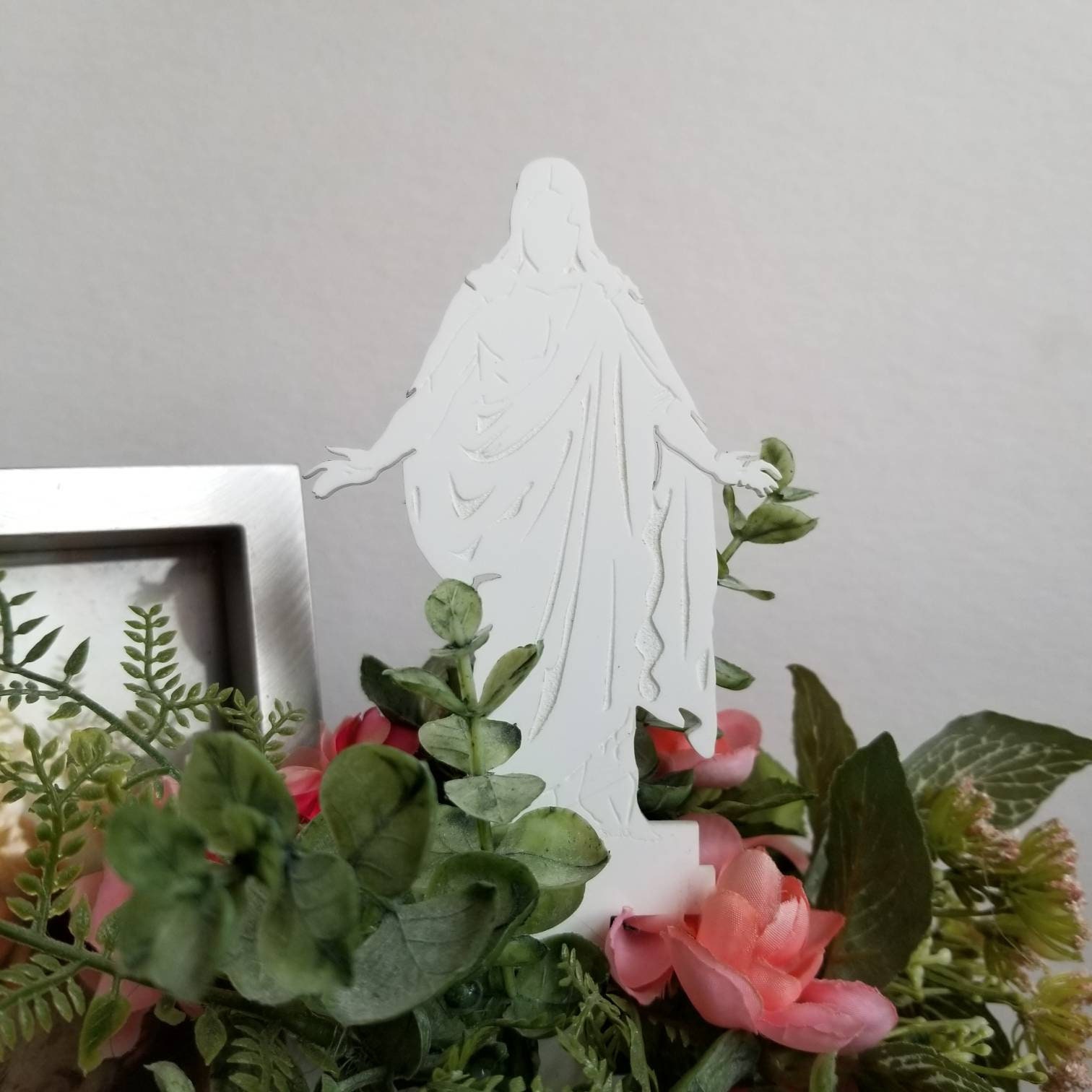 Jesus Christ Plant Pick, Christus Plant Stake, Latter-day Saint Gift ...