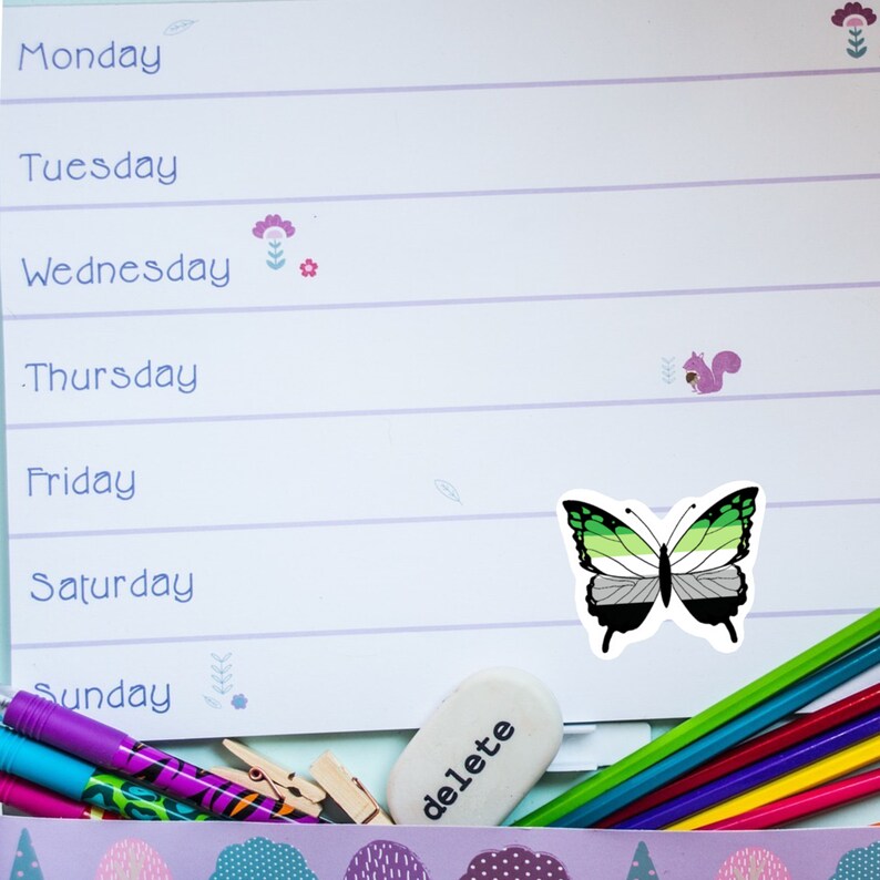 Sticker, Label, Decals, Stamp, LGBT, LGBTQIA, Aromantic, Aromantic ...