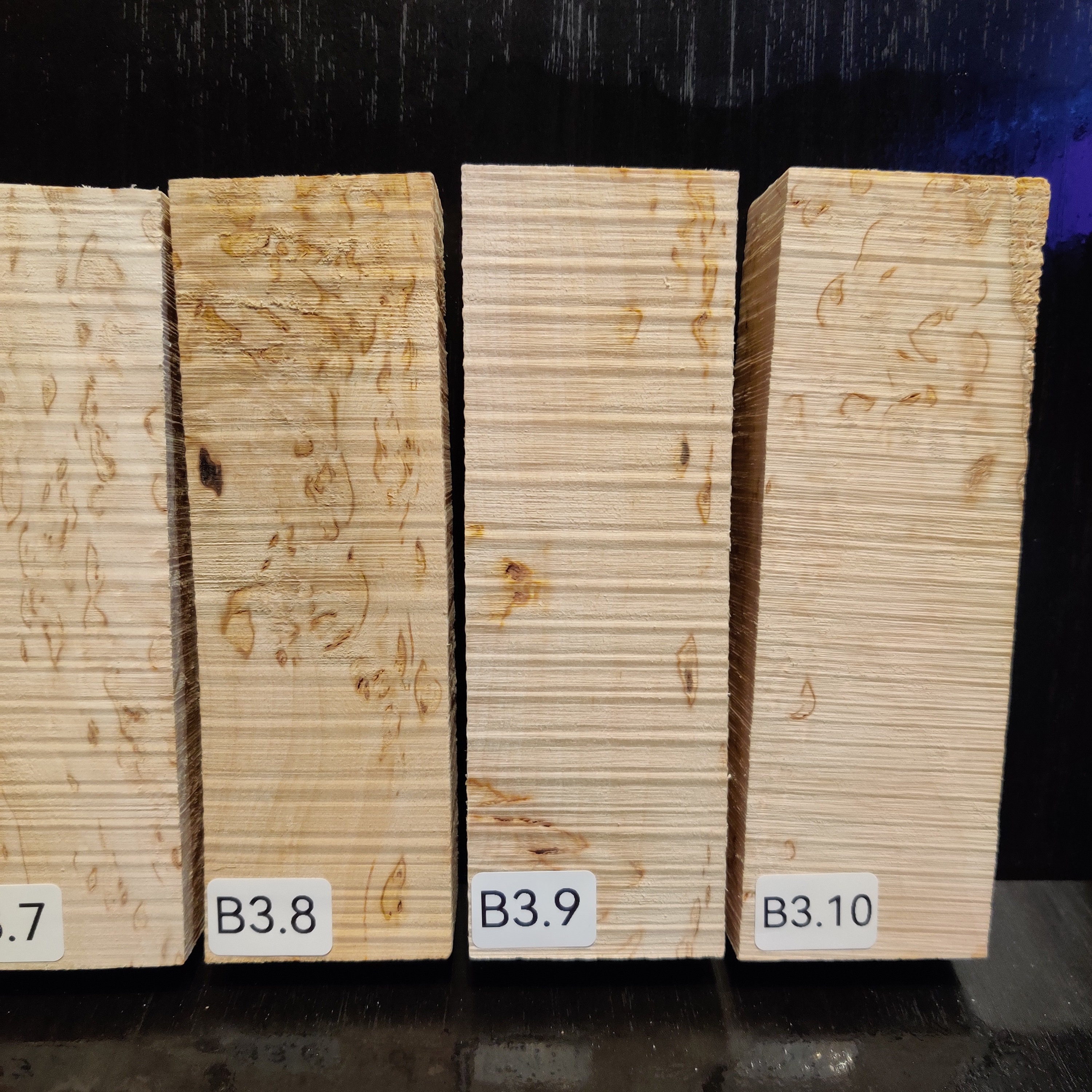 Scandinavian Masur Curly Birch Burl Blocks 10 Knife Handle Material ...