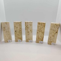 Masur Birch Burl Wood Blocks. Set of 2. Kiln Dried Rare Hardwood for ...