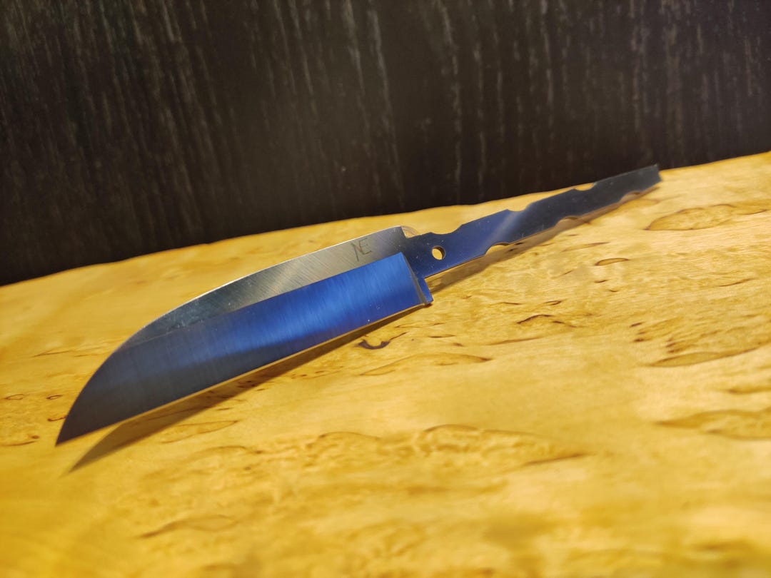 Foraging Carving Roughing Knife Blade Blank Scandi John-forager 80mm ...