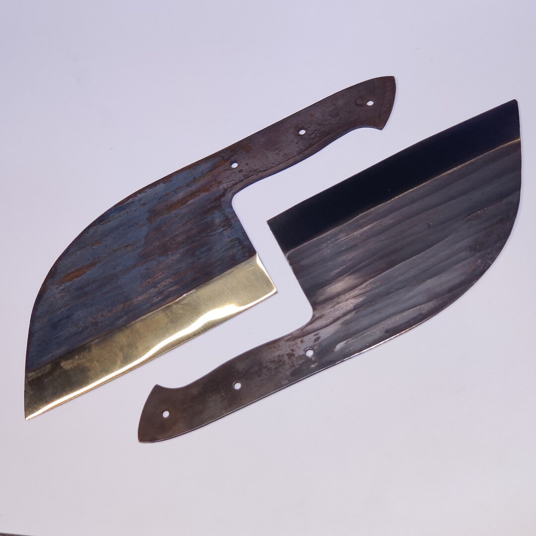 Handmade Meat Cleaver Blade Blank Vegetable Chopper DIY Kitchen Knife ...