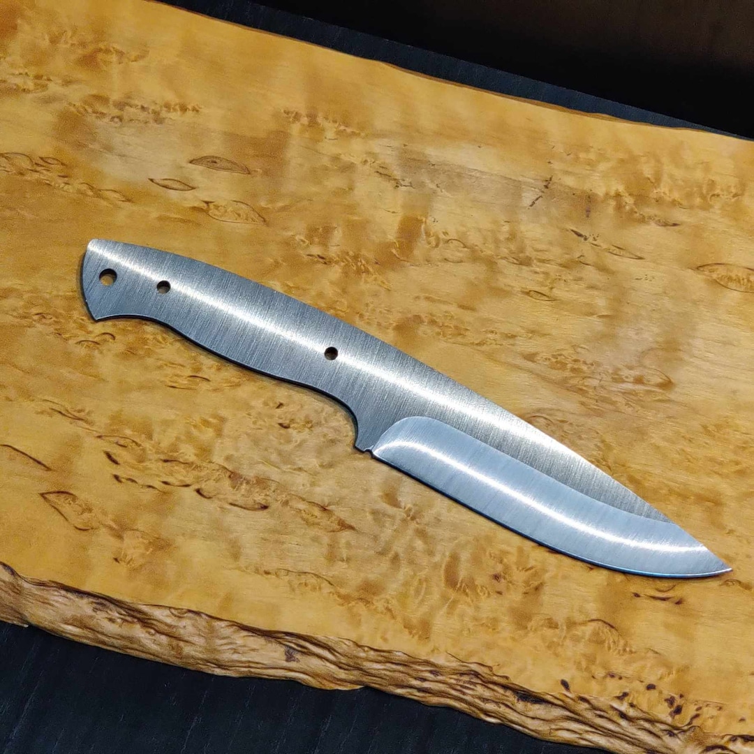 Scandi Blade 440C Stainless DIY Outdoor Bushcraft Blank Hunting Camping ...