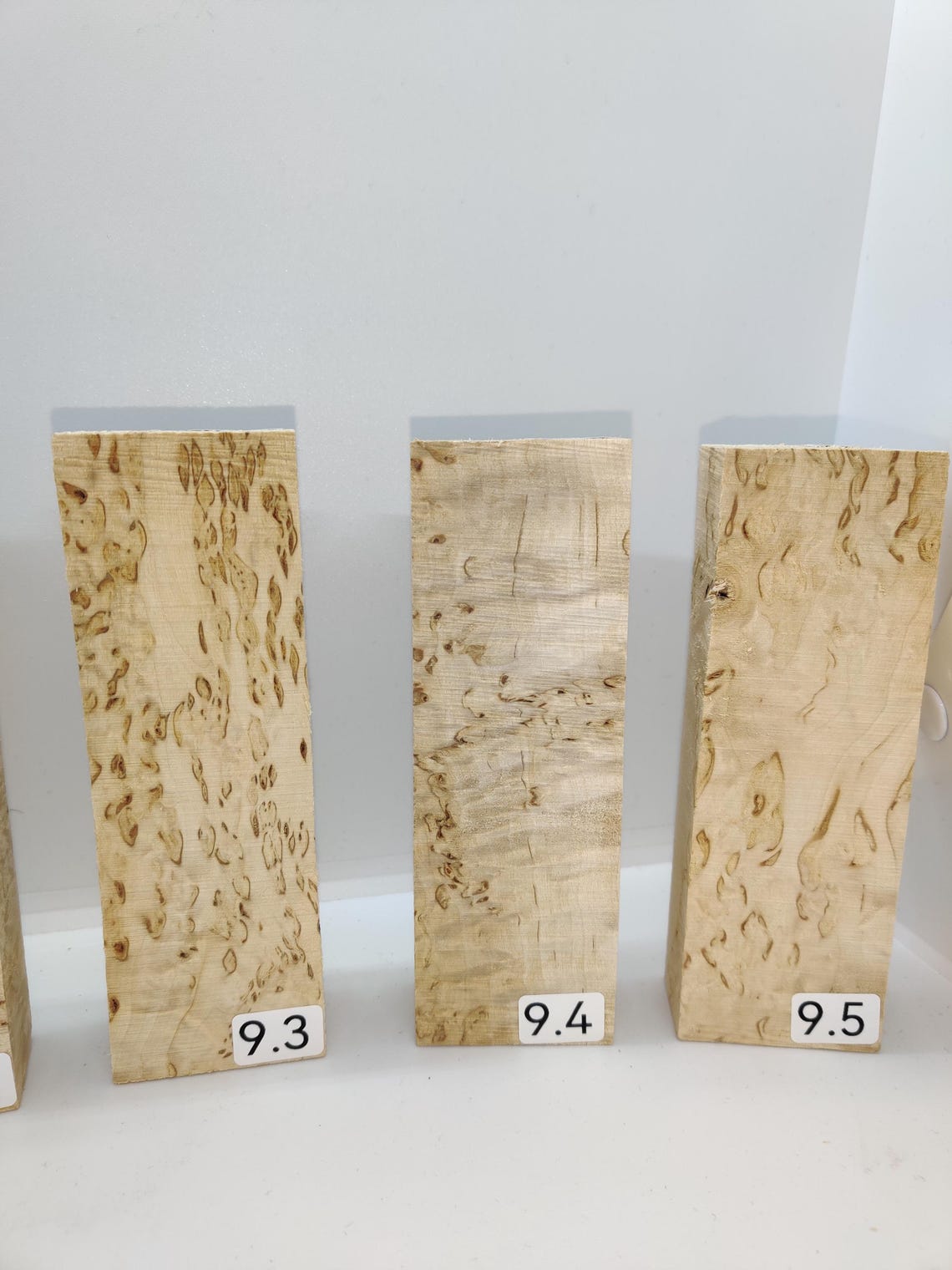 LARGE Scandinavian Curly Birch Burl Blocks: Knife Handle Material DIY ...