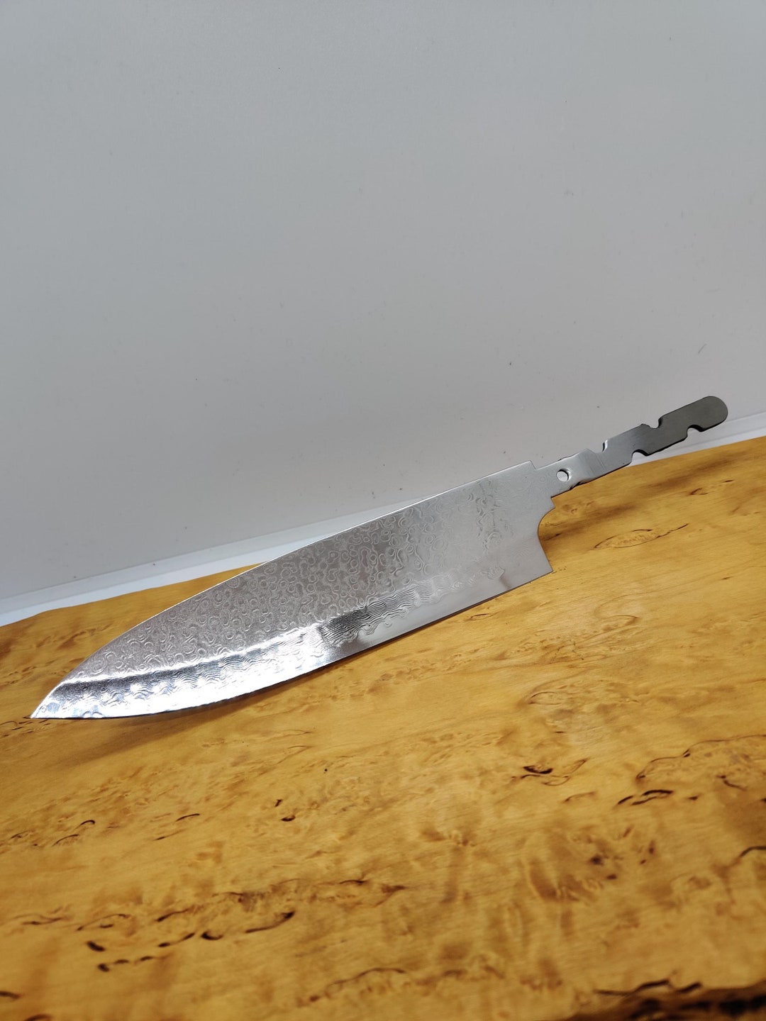 VG10 Santoku Chef Knife Damascus Pattern Blade Blank DIY Making ...