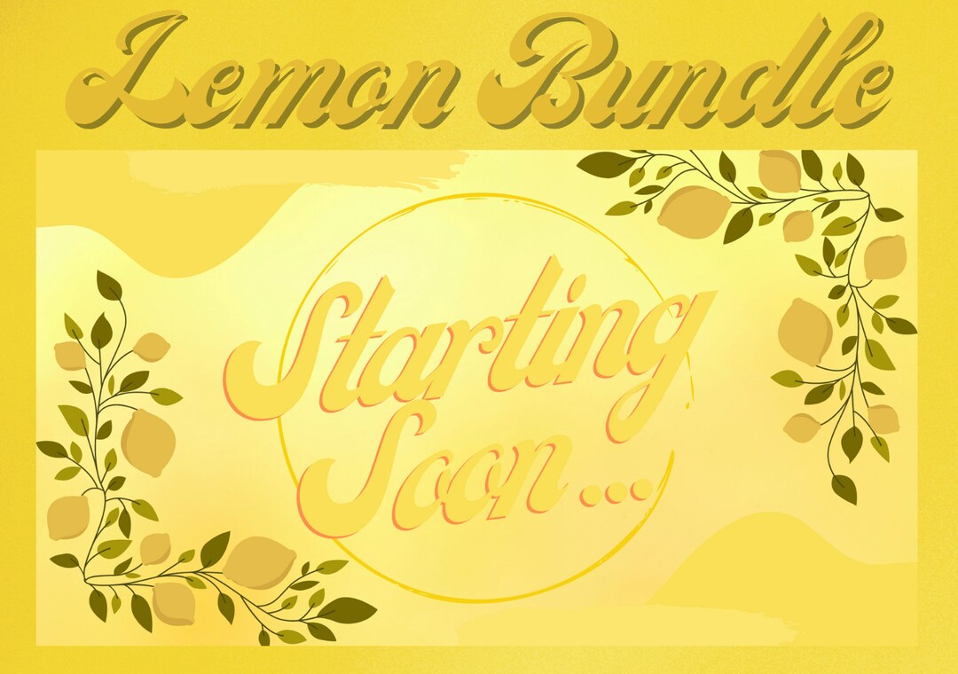 Lemon Streaming Bundle - Etsy