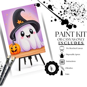 Paint Kit/ Pre Drawn Outline Canvas/ DIY Canvas/ Party/ Paint Kit ...