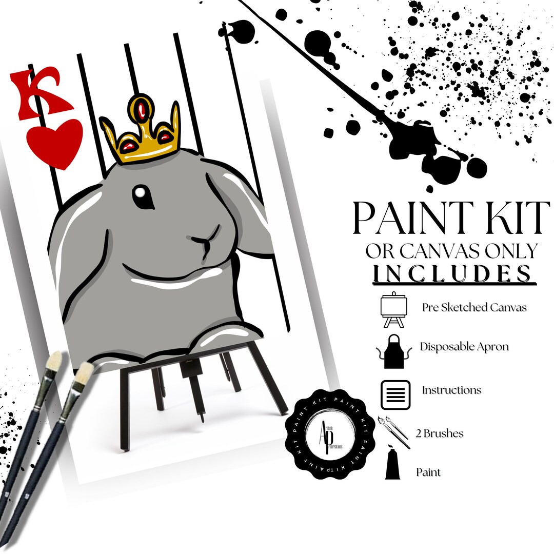 Canvas Paint Kits/ Pre Drawn Outline Canvas Tonight/ DIY Canvas/ Party ...