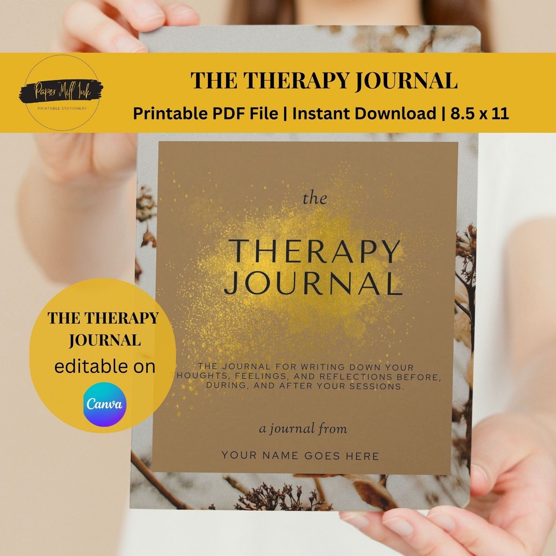 Printable Therapy Journal Mental Health Depression Journal Mindfulness ...