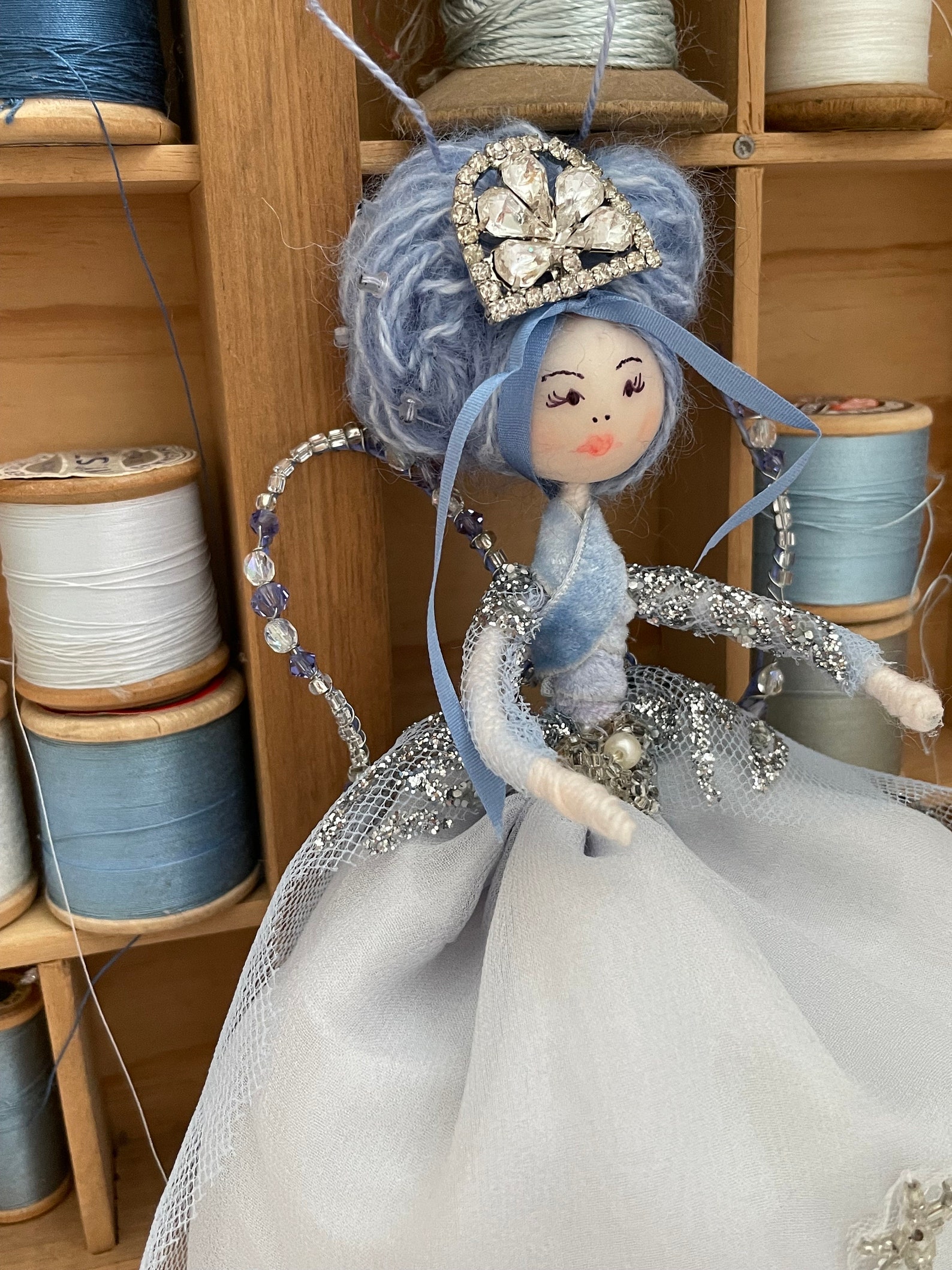 Birthstone Angelica Tanzanite December Birthday Fairy Faerie Angel Doll ...