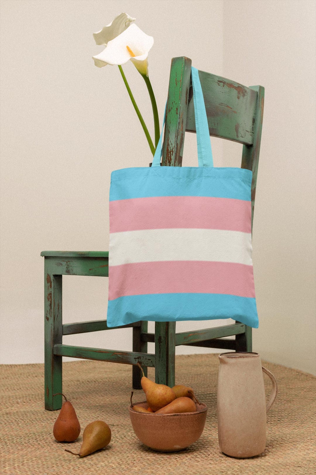 Transgender Pride Flag Tote Bag - LGBTQ+ Ally Gift - Etsy