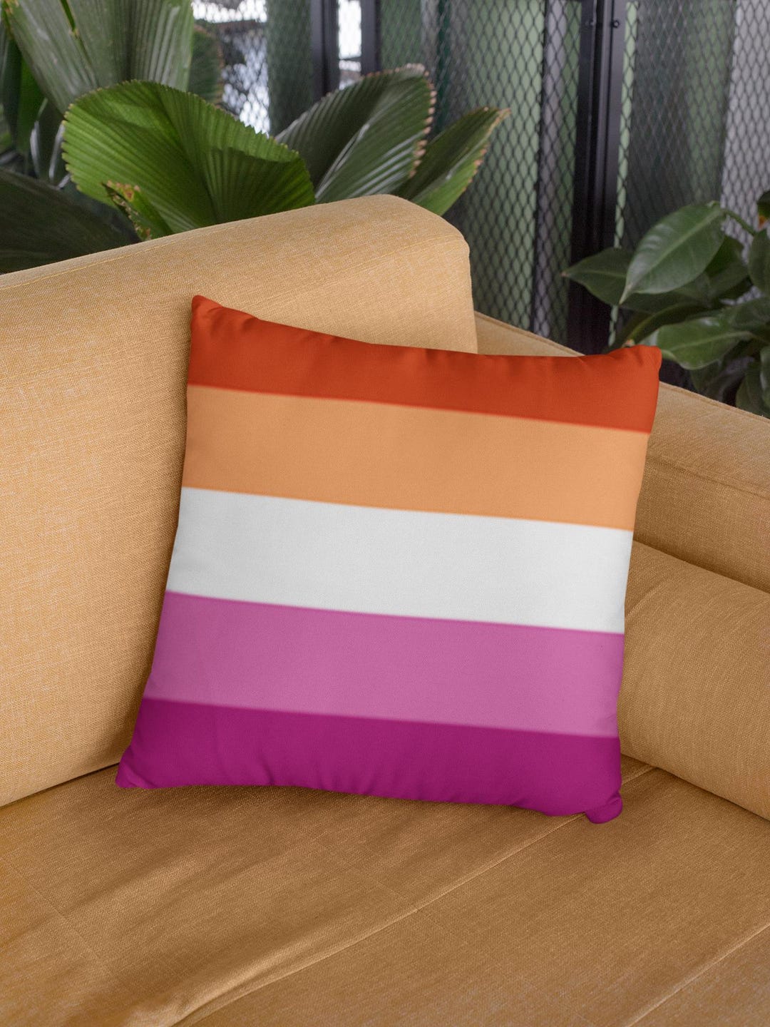 Lesbian Pride Flag Pillow Cover (40cm X 40cm) - Etsy