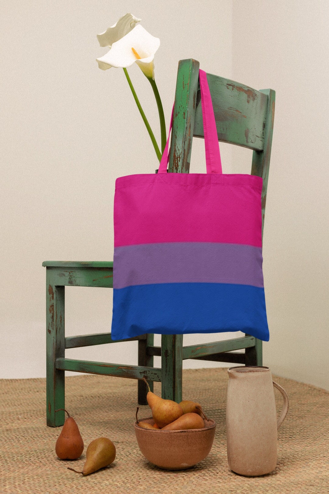 LGBTQ+ Bisexual Totebag Inclusive Pride Merchandise Canvas Bag Gift ...