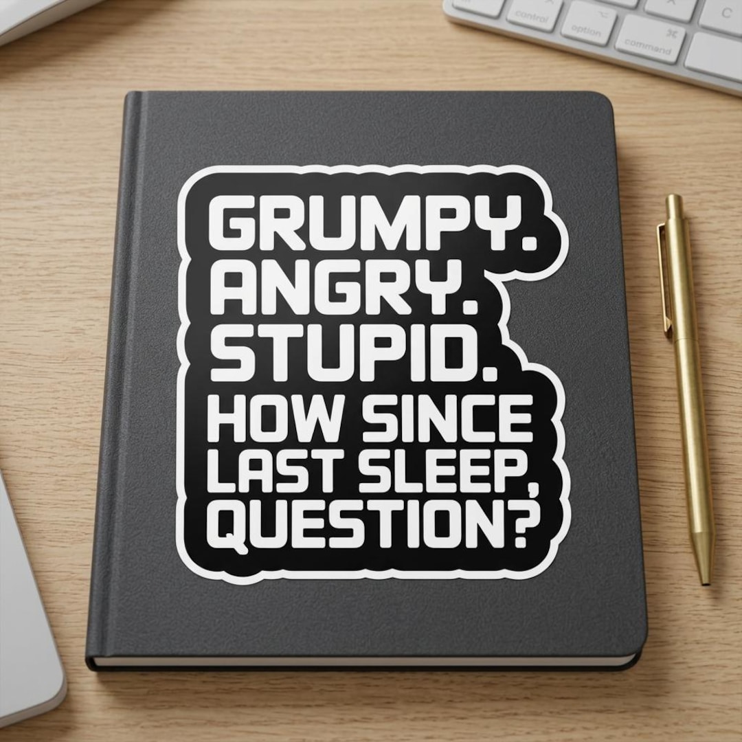 Project Hail Mary Grumpy Angry Aufkleber, Sci-Fi Buch Aufkleber, Grumpy ...