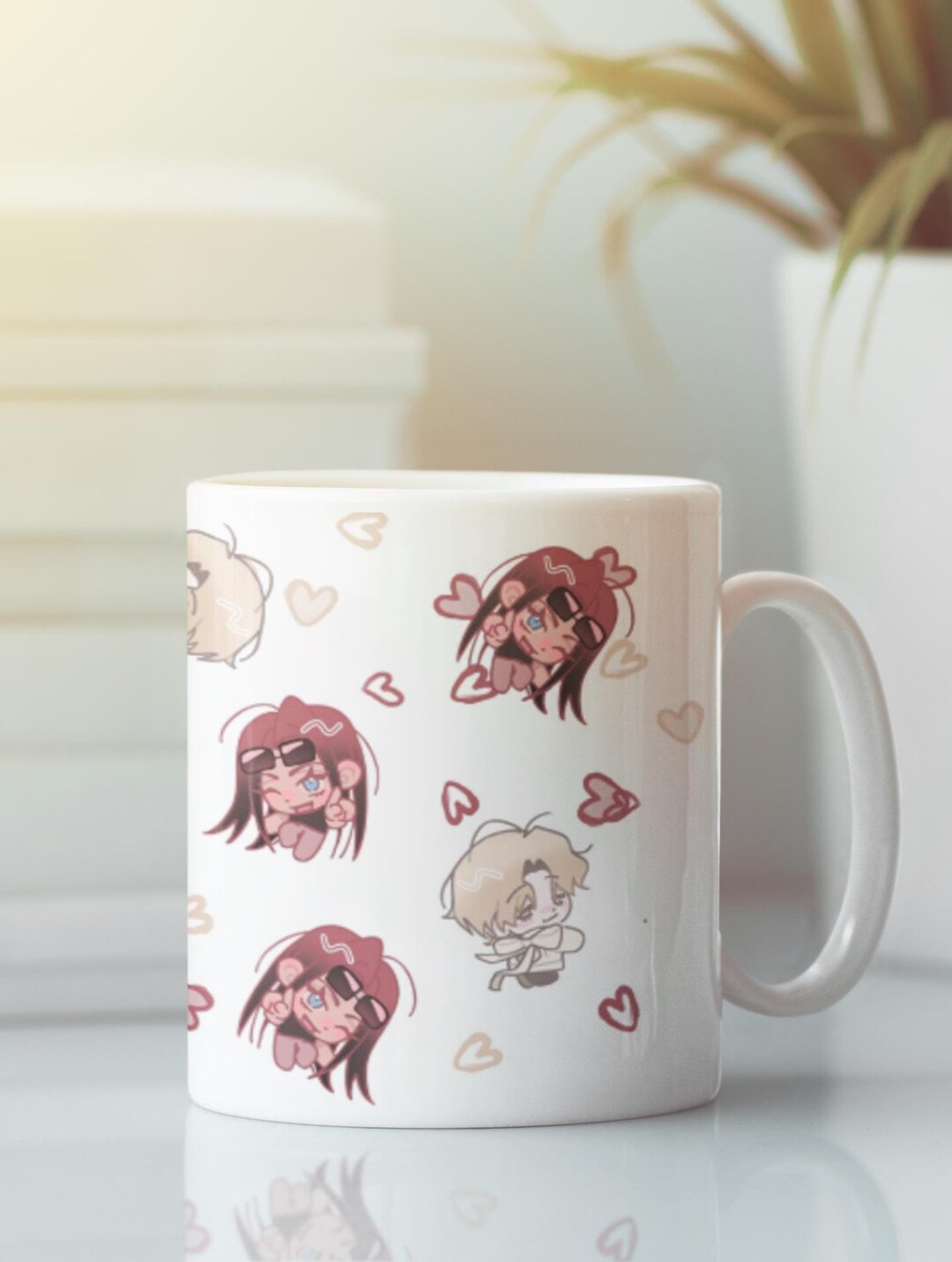 Alien Stage Mug Hyuna and Luka | White Coffee Mug | Anime | Fan-made ...