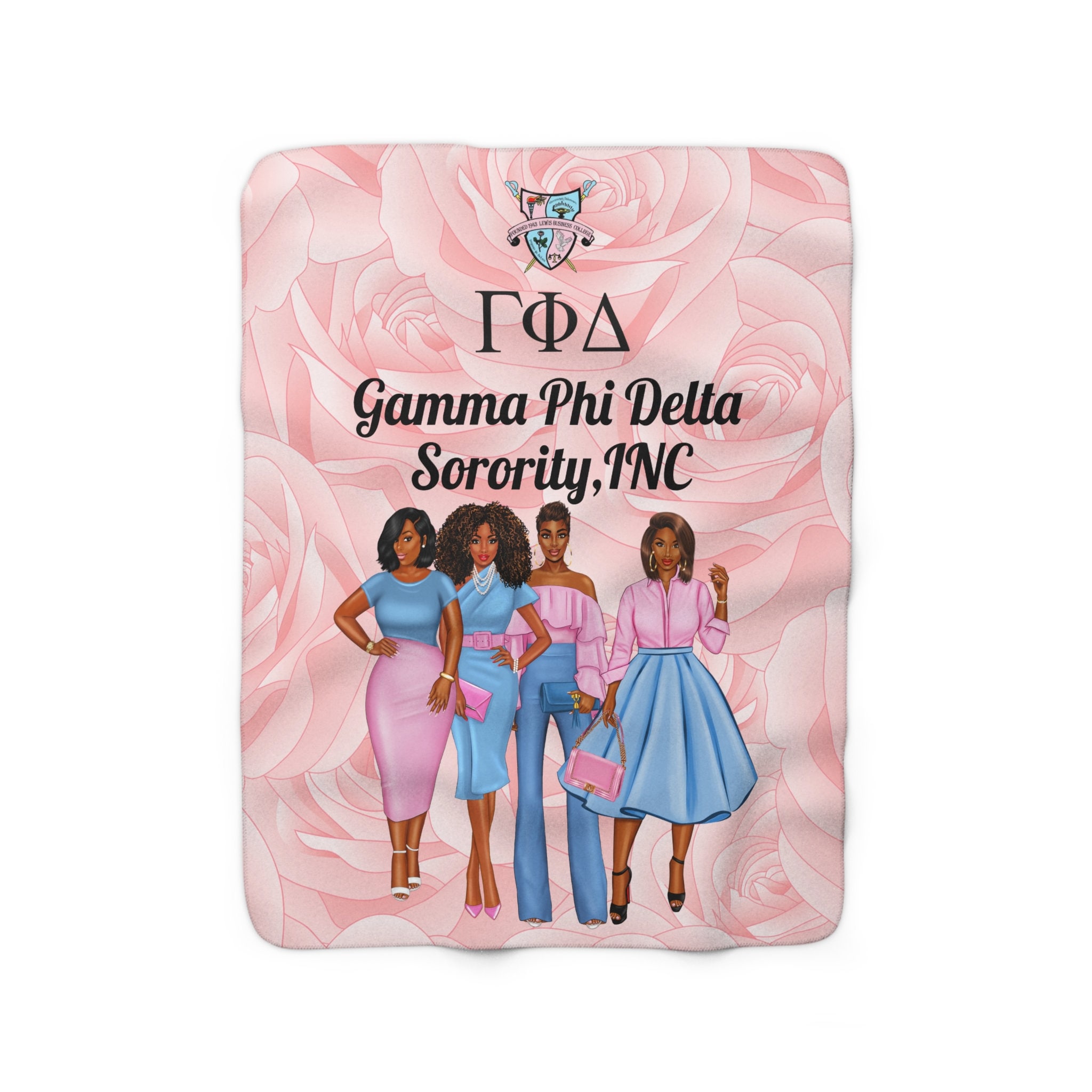 Gamma Phi Delta Sorority, Professional Women Shield and Letter Sherpa ...