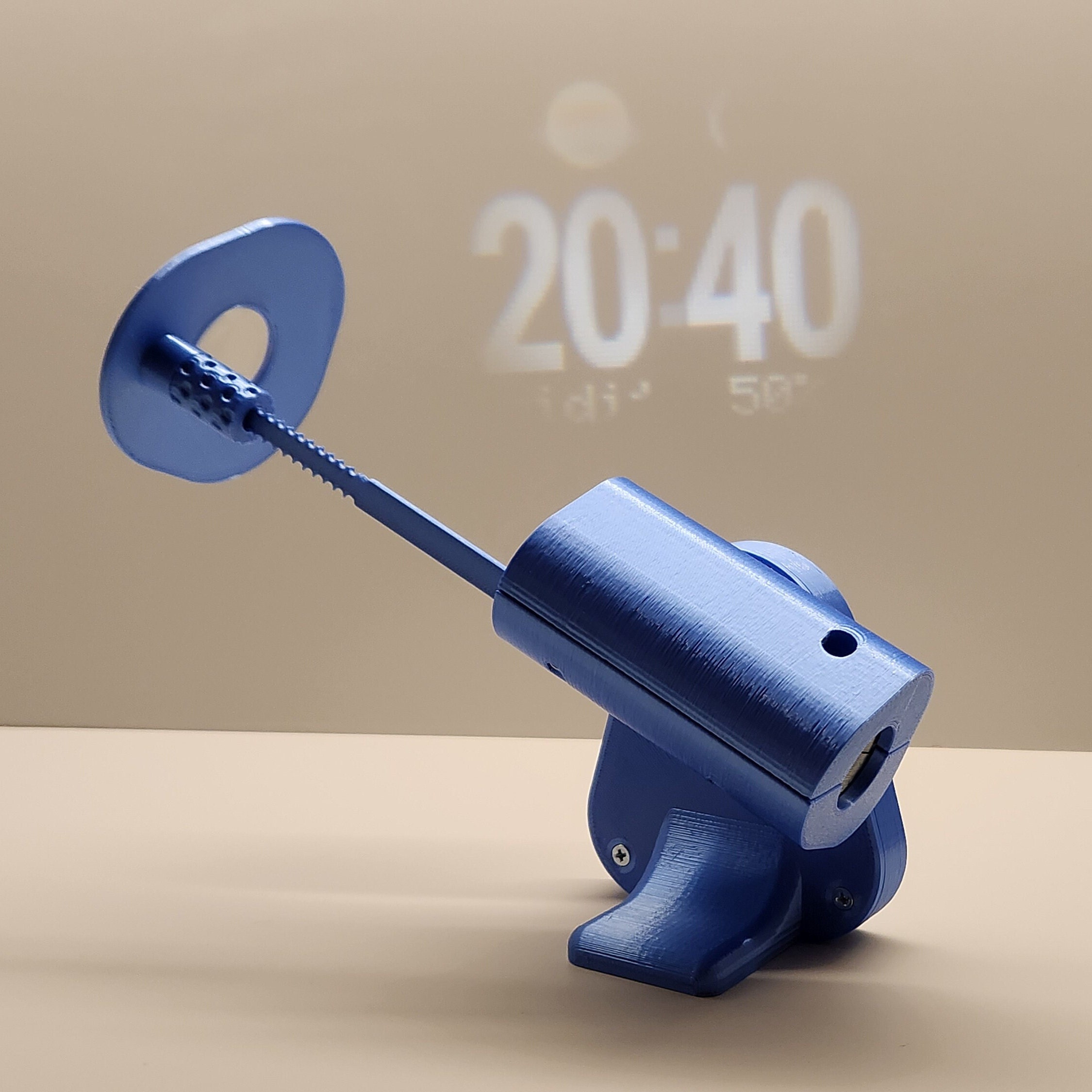 Projection Clock Daylight Color Projection on Wall or Ceiling, Wifi for ...