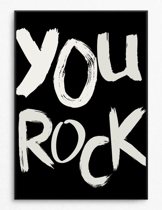 You Rock Print DIGITAL DOWNLOAD | Etsy