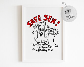 Safe Sex Poster - Etsy