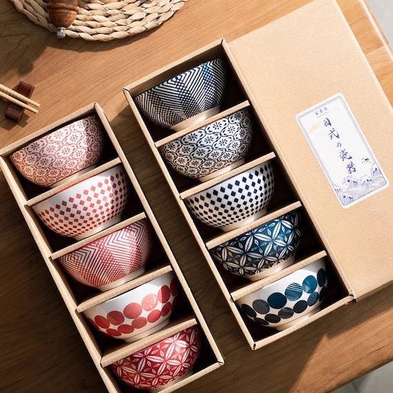 Japanese Rice Bowl Set