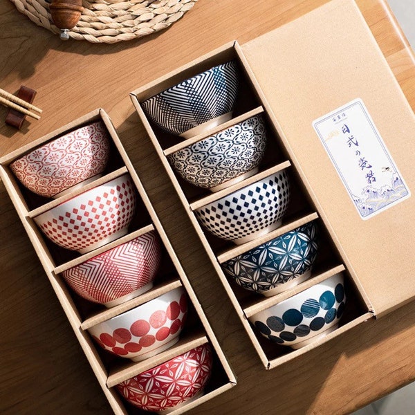 Japanese Rice Bowls - Etsy