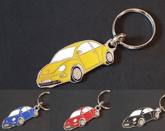 Vw New Beetle Keychain - Etsy