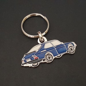 Saab 900 Turbo Metal Keychain - Etsy