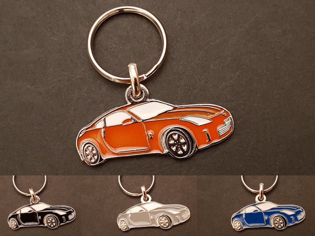 Nissan 350Z Metal Keychain - Etsy