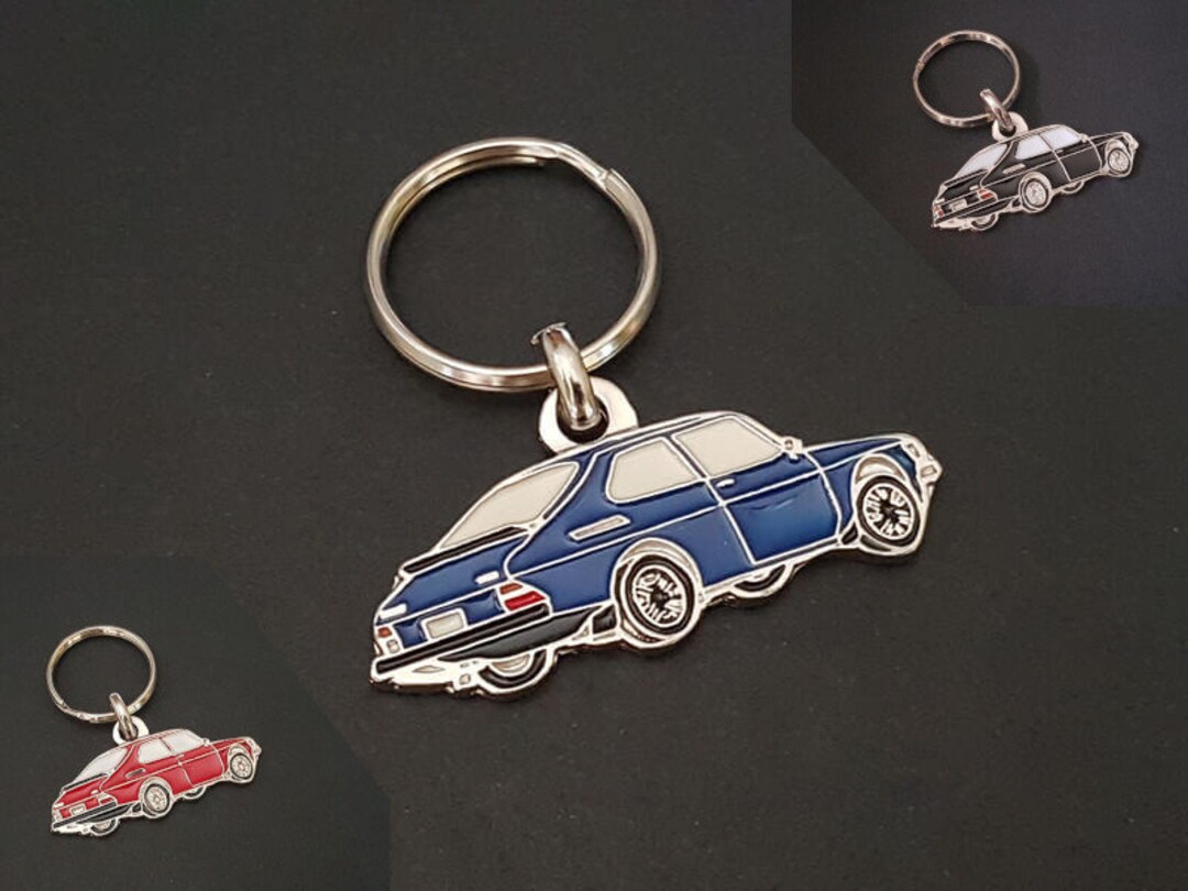 Saab 900 Turbo Metal Keychain - Etsy