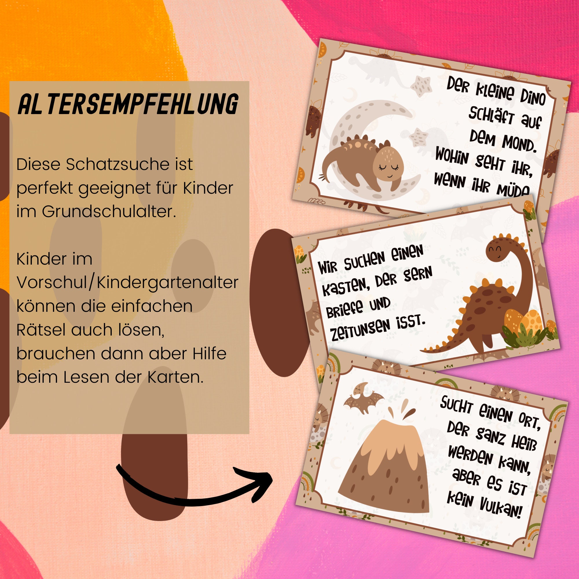 Indoor Dinosaur Treasure Hunt in Boho Style / Dino Scavenger Hunt ...