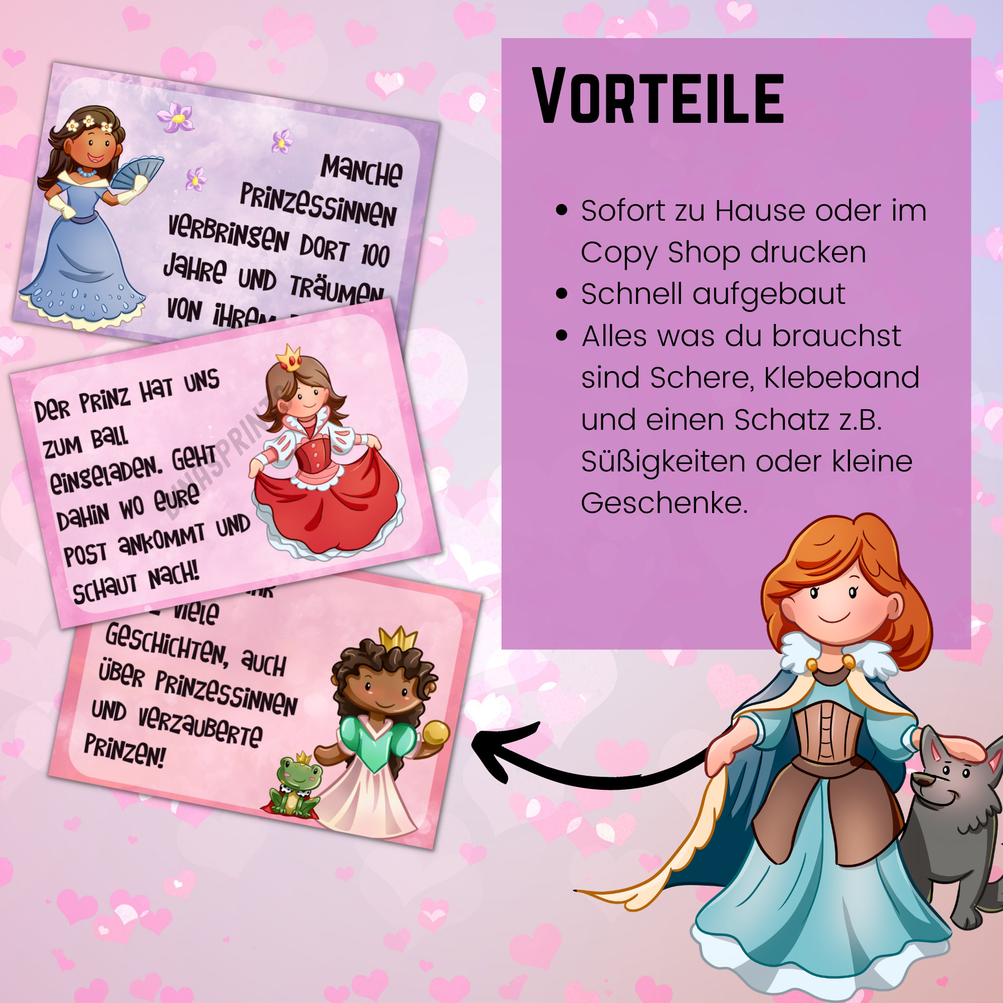 Printable Princess Treasure Hunt / Princess Treasure Hunt / Fairy Tale ...