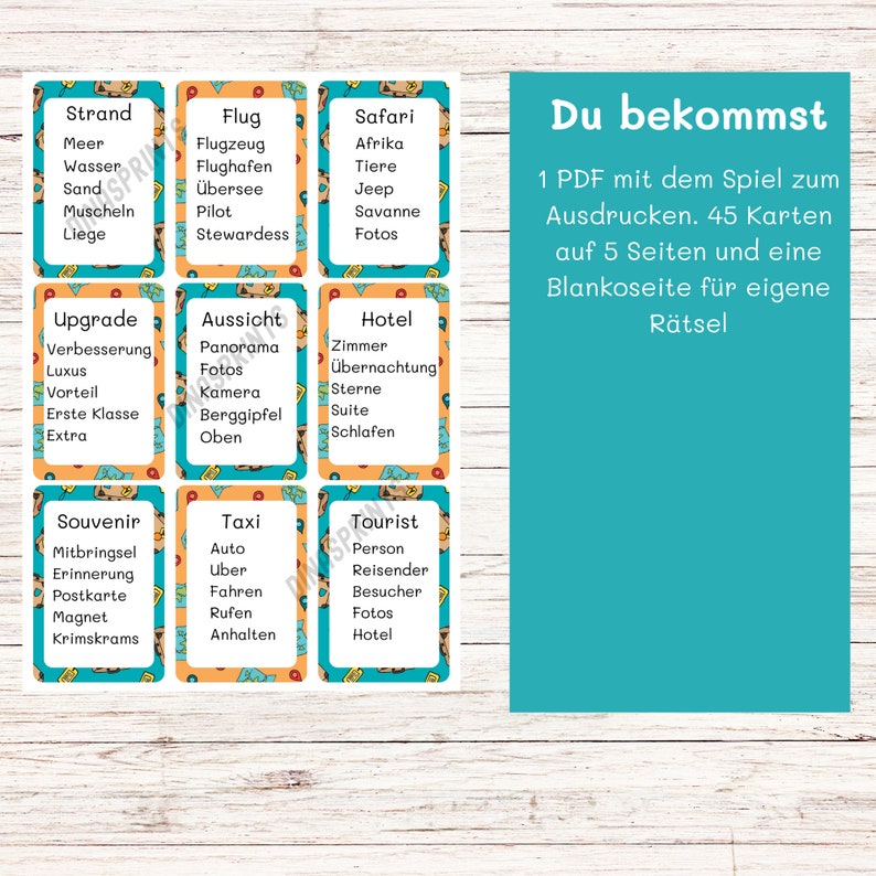 Juego de adivinar palabras para imprimir / Juego de adivinar - Etsy México