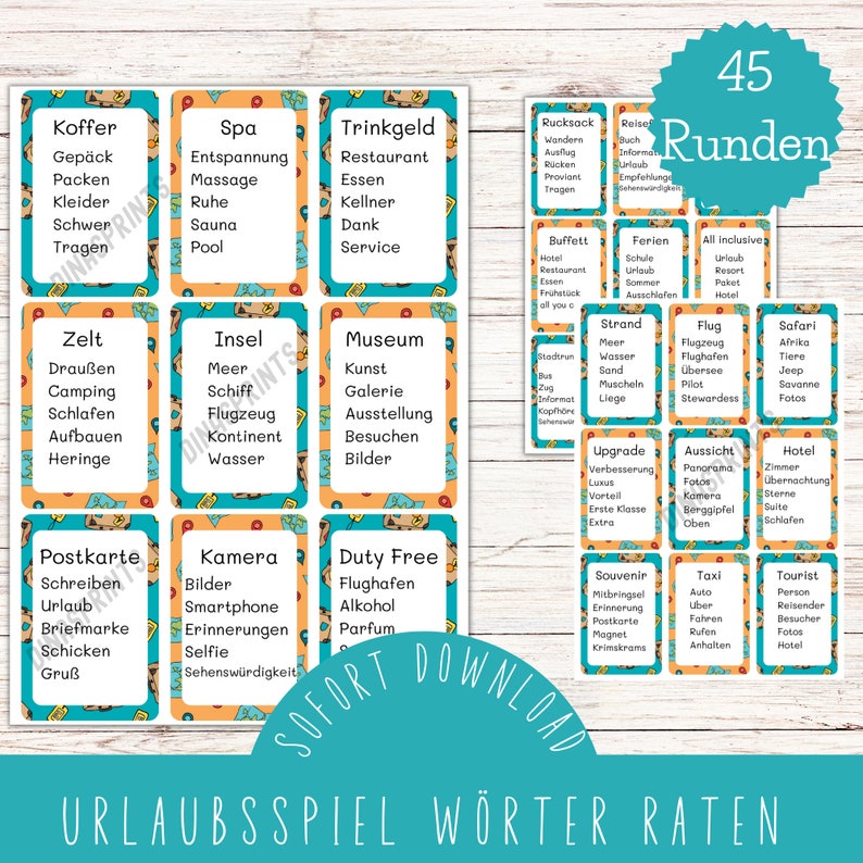 Juego de adivinar palabras para imprimir / Juego de adivinar - Etsy México