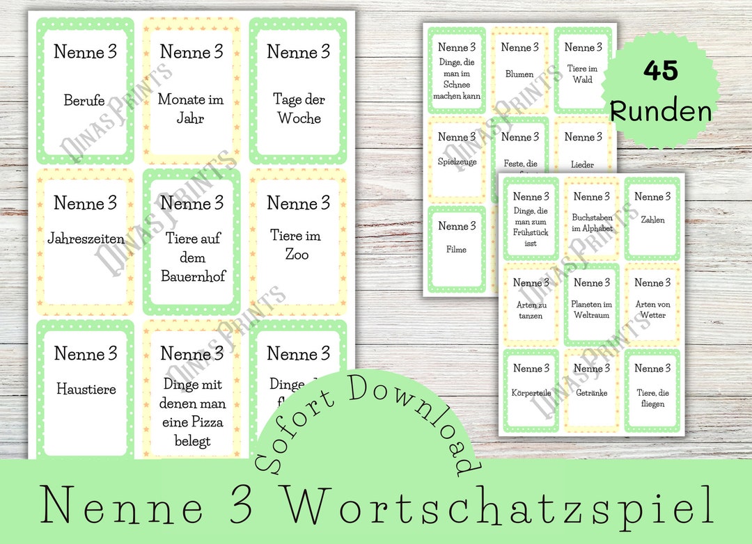 Name 3 Game for Kindergarten Kids and Preschoolers / Guessing Game Kids ...