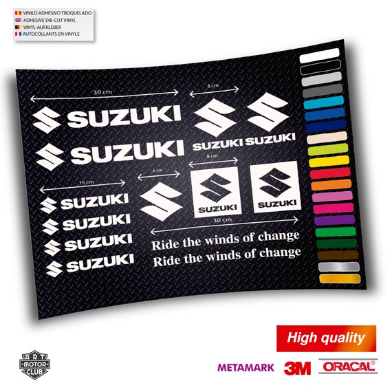 Suzuki Stickers in Adhesive Vinyl for Motorcycles - Etsy Australia