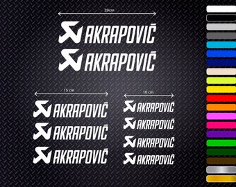 Akrapovic Stickers - Etsy