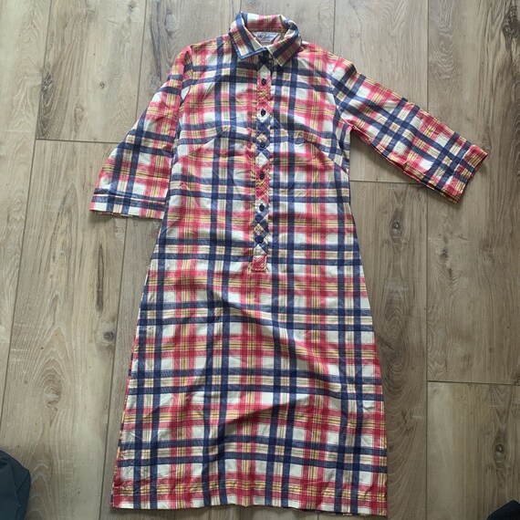 1970 80s Shirt Dress Super Cute Gem