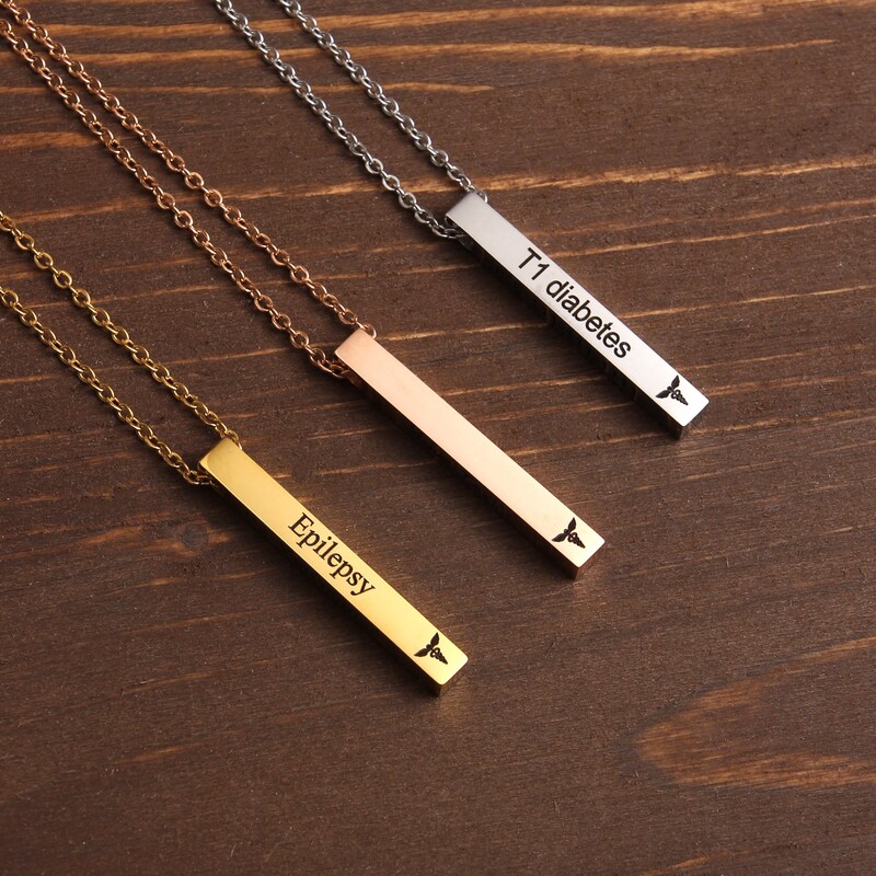 Medical Id Necklace - Etsy