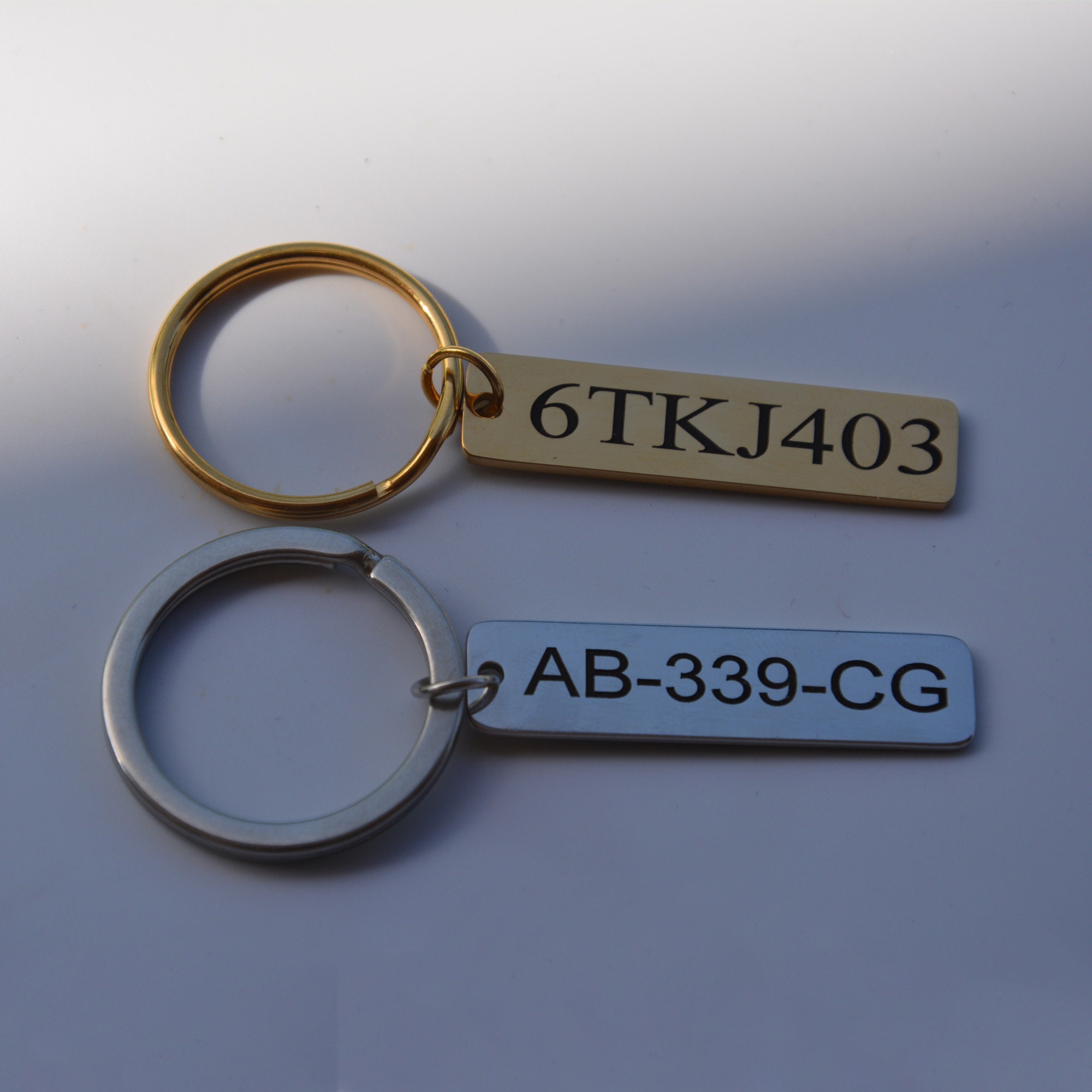 Personalized Number Plate Keyring Plates Keychain Birthday - Etsy