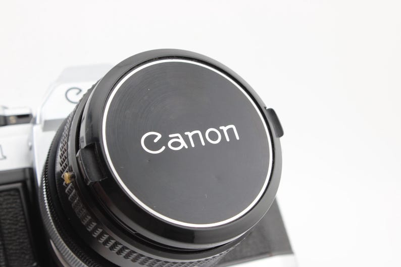 Canon AT-1 SLR 35mm Film Camera With 50mm F1.8 Lens - Etsy UK